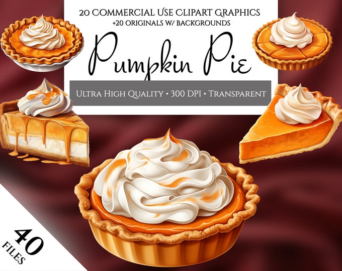 Pumpkin Pie Watercolor Clipart, Pumpkin Pie Clipart, Pumpkin Pie Png ...