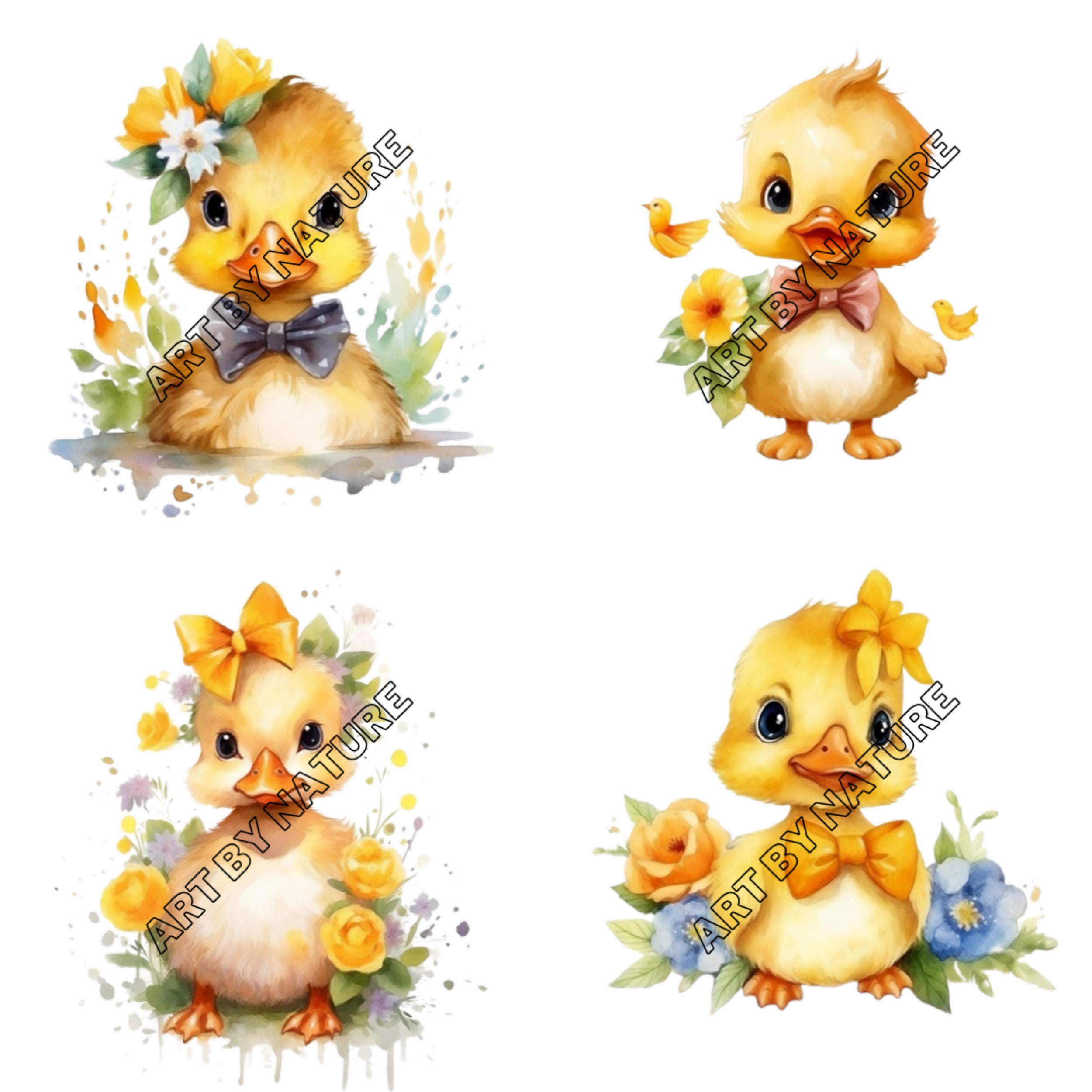 Cute Ducks Baby Ducks Clipart Commercial Use, Transparent PNG ...