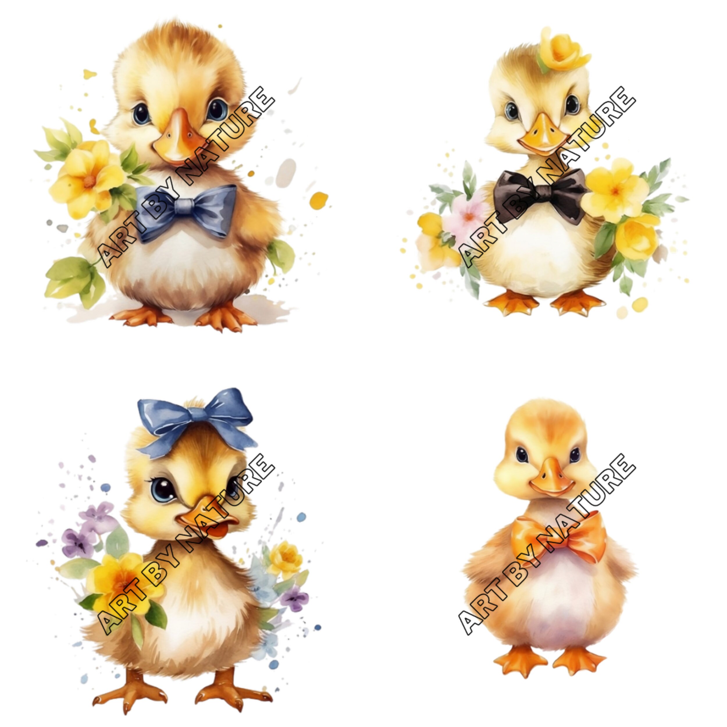 Cute Ducks Baby Ducks Clipart Commercial Use, Transparent PNG ...
