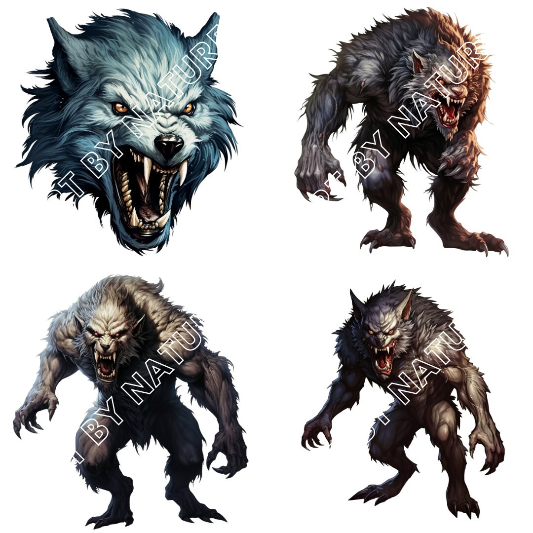 Werewolf PNG, Wolf PNG, Wolfman PNG, Werewolf Halloween, Full Moon ...