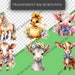 Farm Animals Clipart Mega Bundle | Watercolor Printable Transparent ...