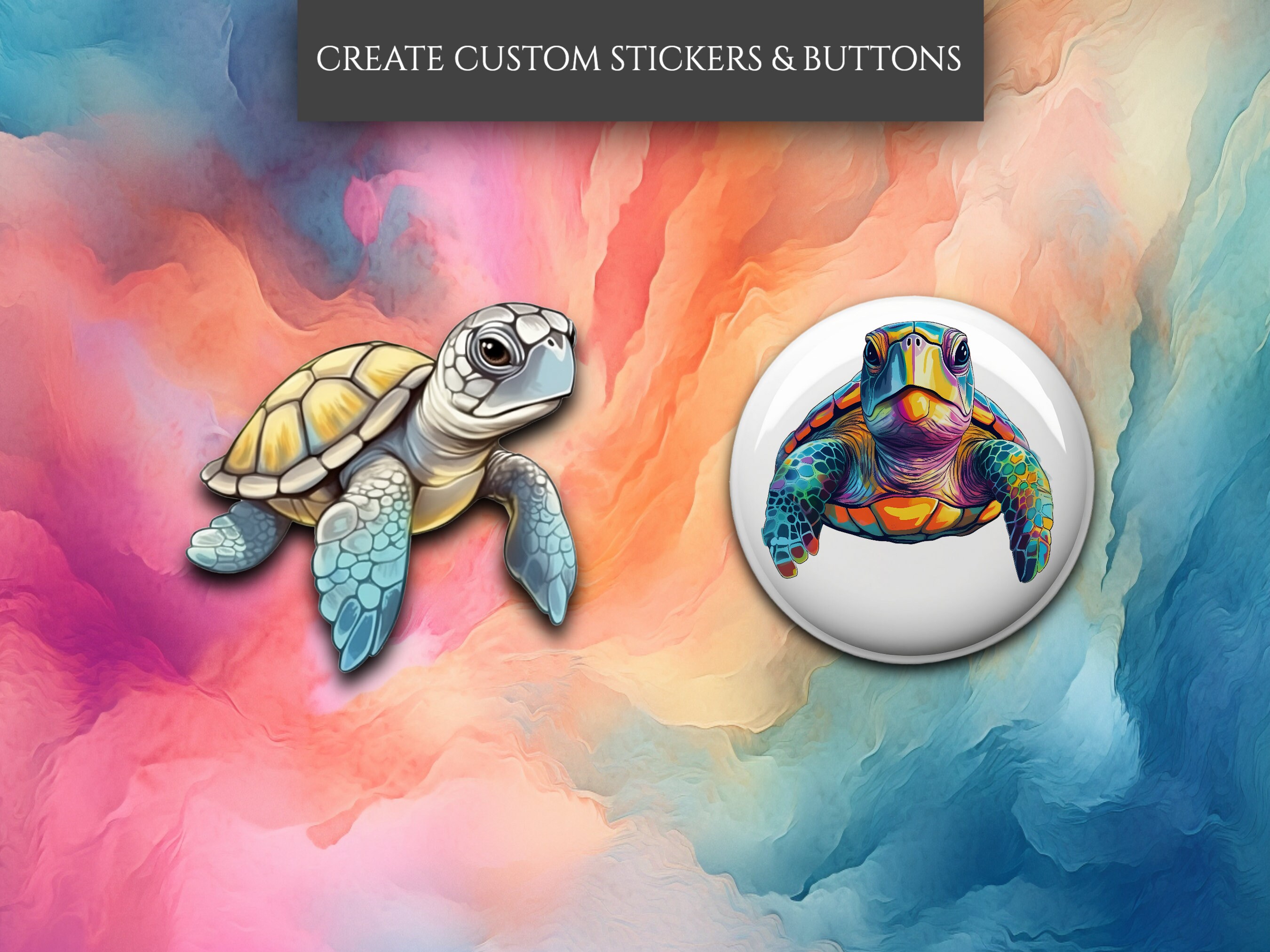 Sea Turtle Clipart Pack, Commercial Use, Transparent Pngs, Marine Life ...