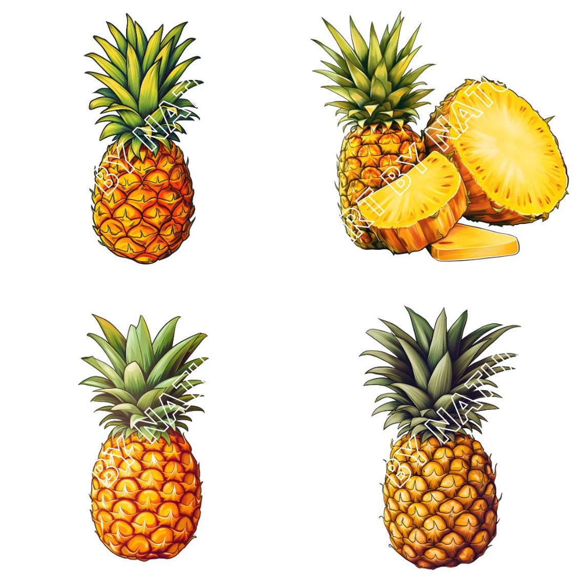 Pineapple PNG, Pineapple Clipart, Summer PNG, Tropical Fruit PNG ...