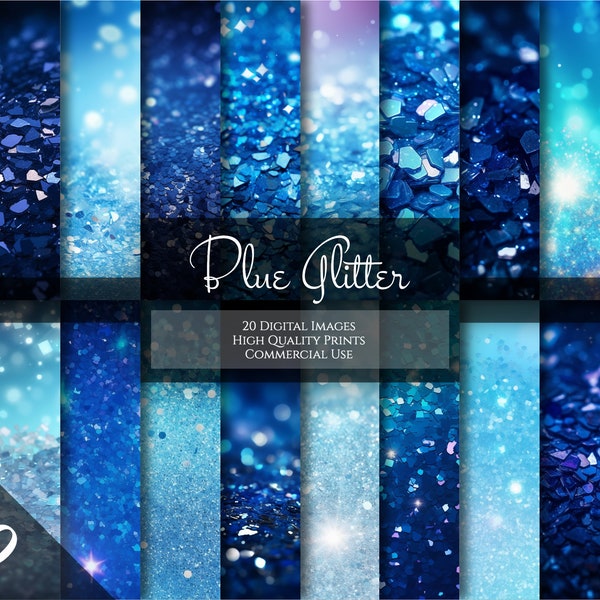 Glitter Digital Paper - Etsy