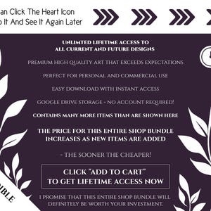 WHOLE SHOP BUNDLE | Ultimate Clipart Mega Bundle | Unlimited Lifetime Access | Entire Store ...