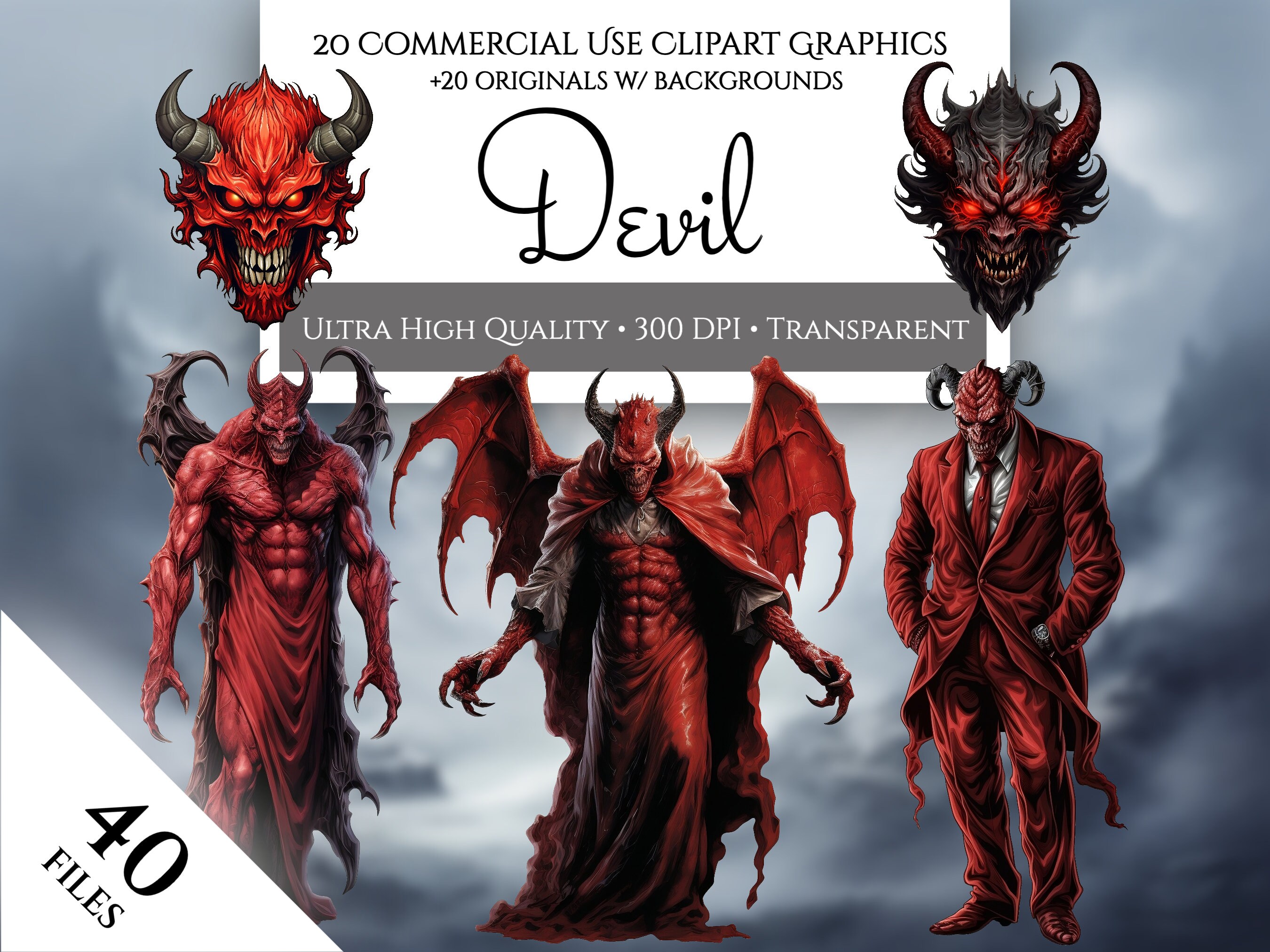 Devil Halloween PNG, Devil PNG, Monster Clipart, Halloween PNG, Devil ...