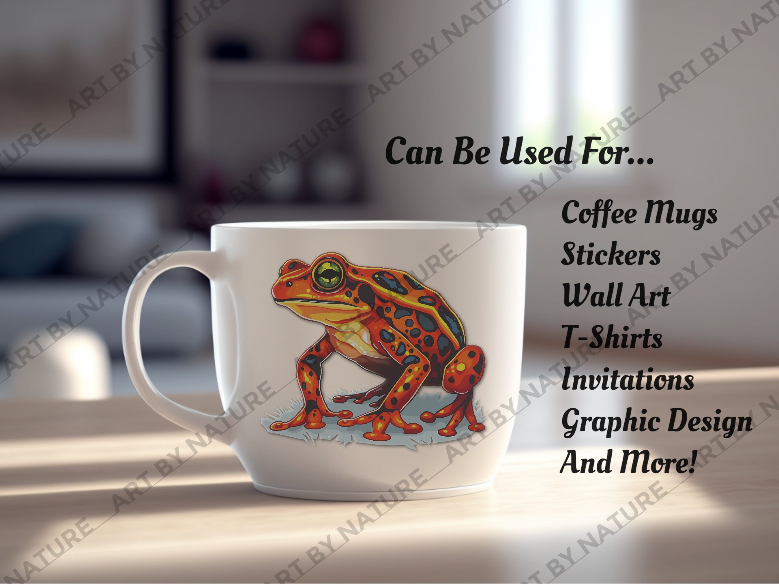 Frog Clipart Bundle, Cute Frogs Printable Clipart in PNG Format Instant ...