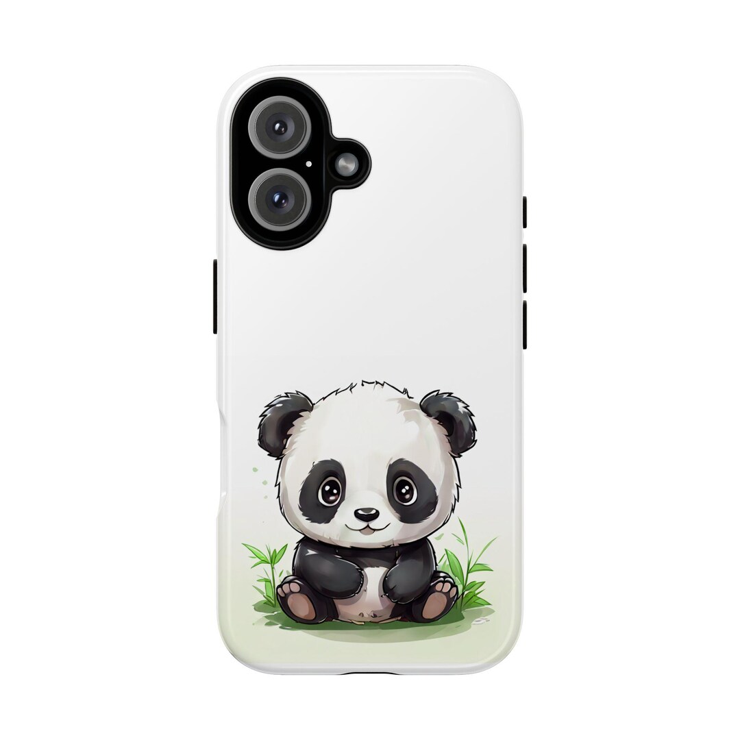 Cute Panda Phone Case, Adorable Animal iPhone Cover, Tough Cases for ...
