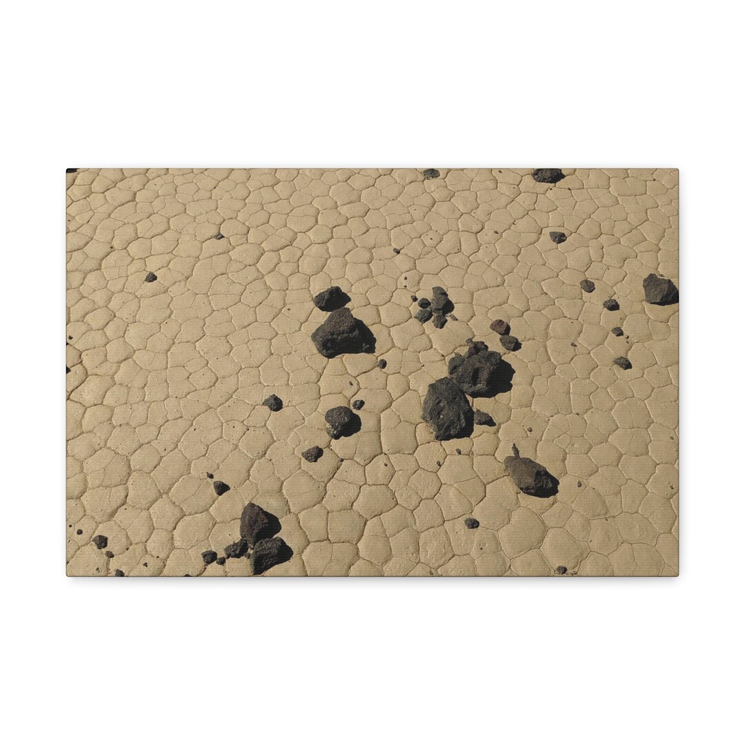 Desert Cracked Floor With Igneous Rocks - Etsy