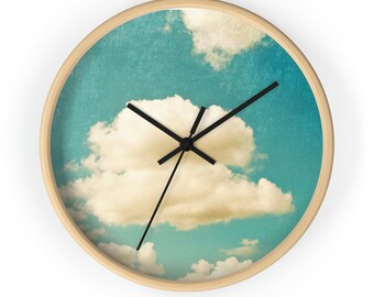 Cloud Wall Clock - Etsy