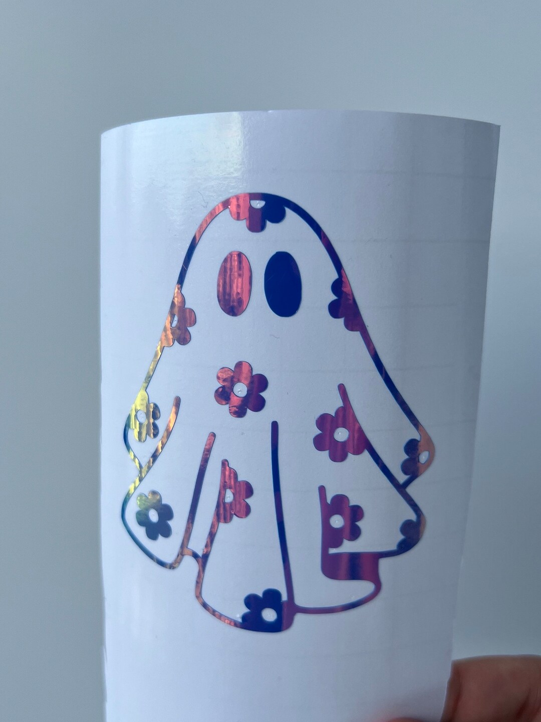 Flower Ghost Decal - Etsy