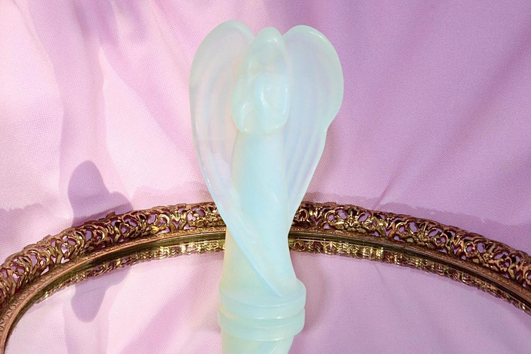 Opal Guardian Angel Crystal Figurine, Angelic Aura, Religious ...