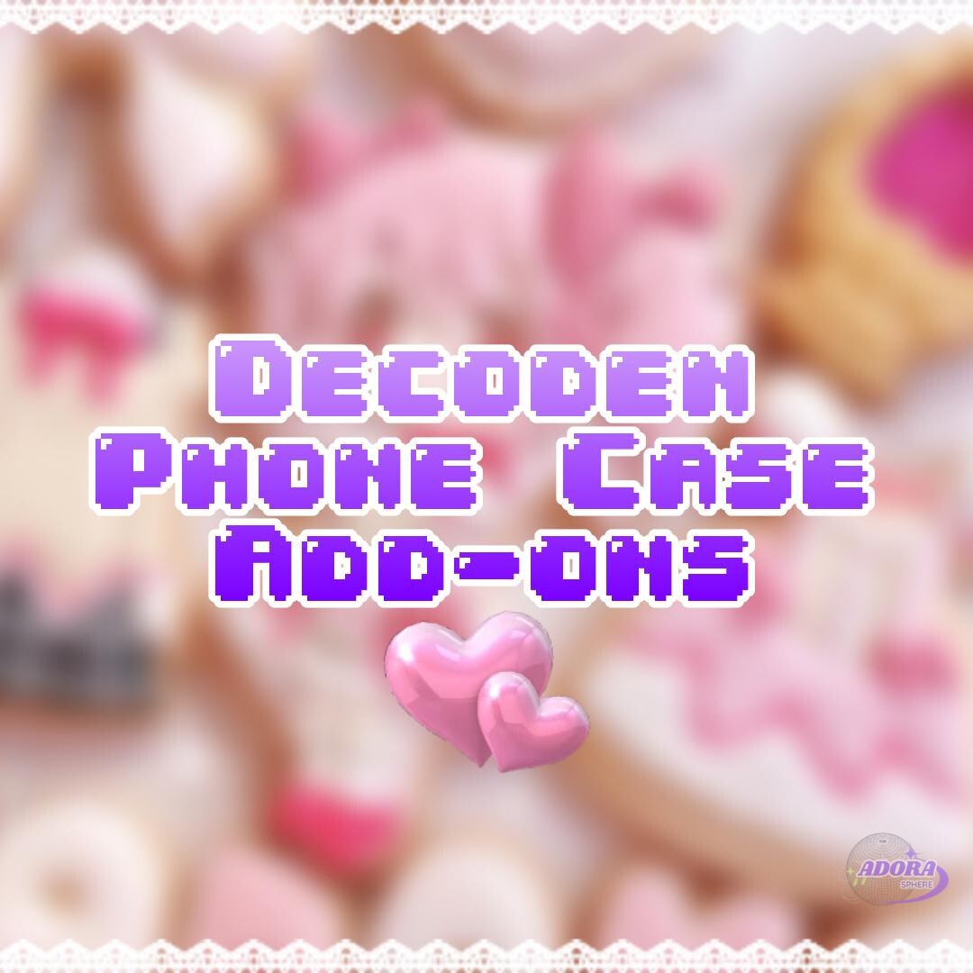 Custom Decoden Phone Case Add-ons - Etsy