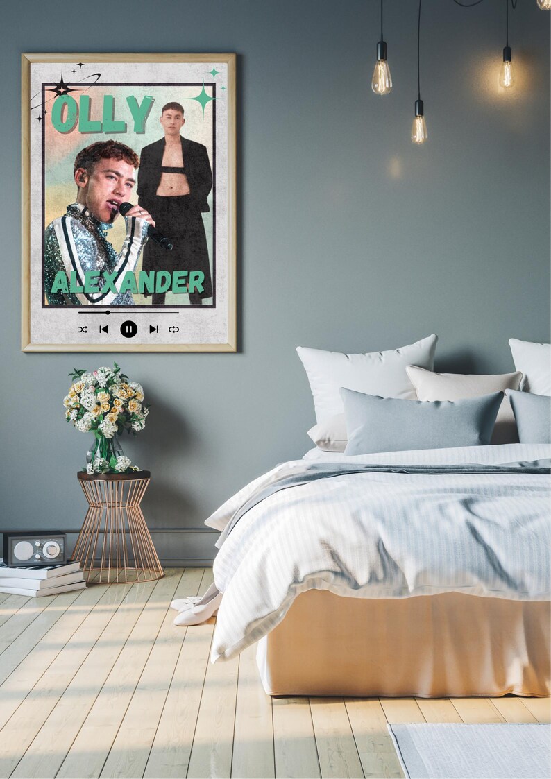 Olly Alexander Inspired Digital Poster | Bright Pop Art Print | LGBTQ+ ...