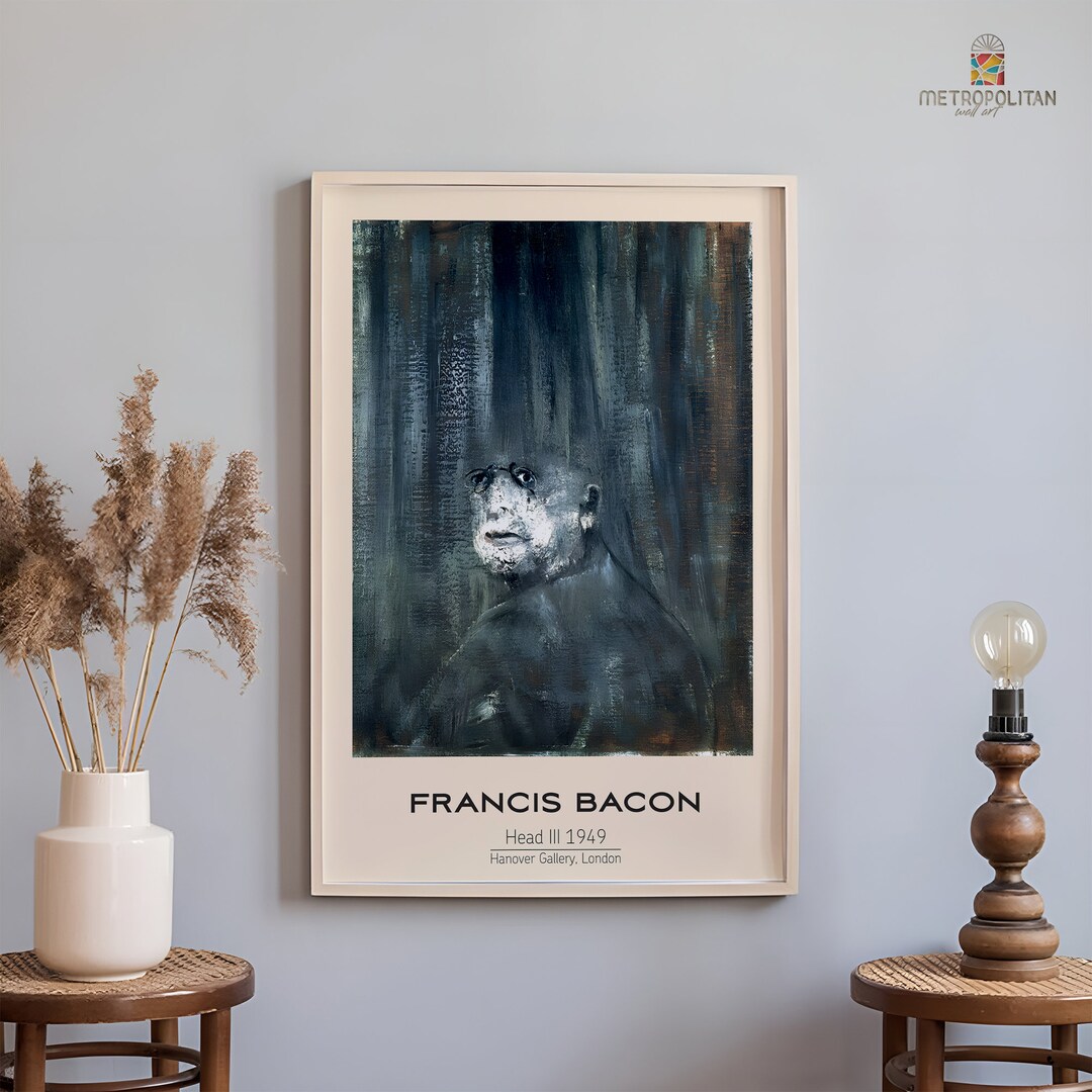 Francis Bacon Poster, Mid Century Art, Kitchen Wall Decor, Vintage ...