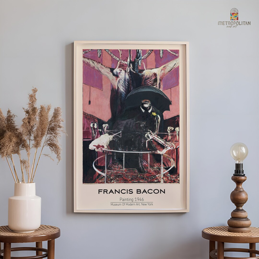 Francis Bacon Poster, Painting, 1946,modern Wall Decor, Mid Century Art ...