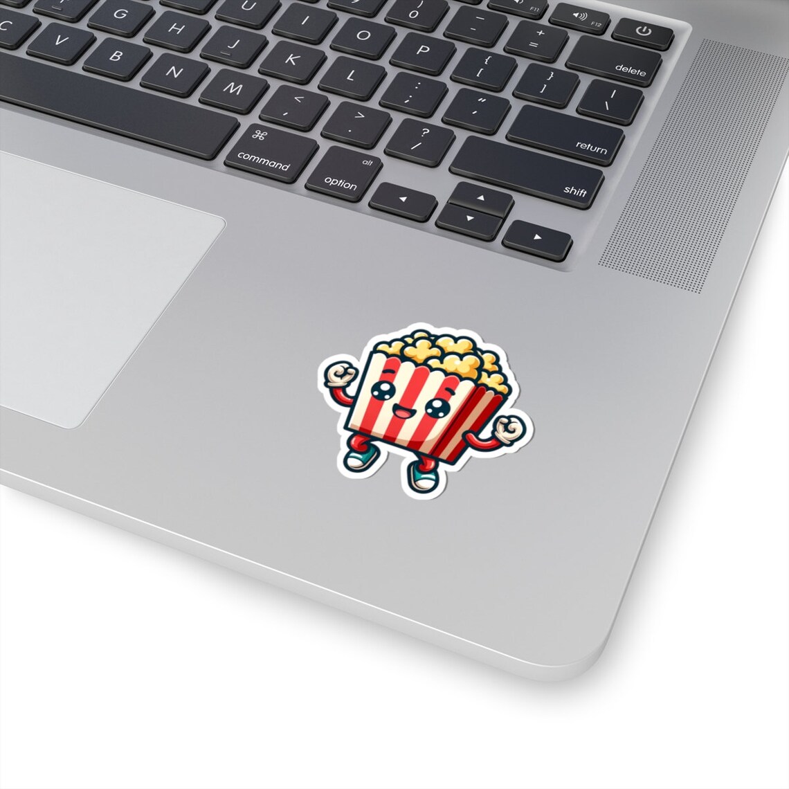 Cute Popcorn Sticker, Journal Decals, Water Bottle Decal, Foodie ...