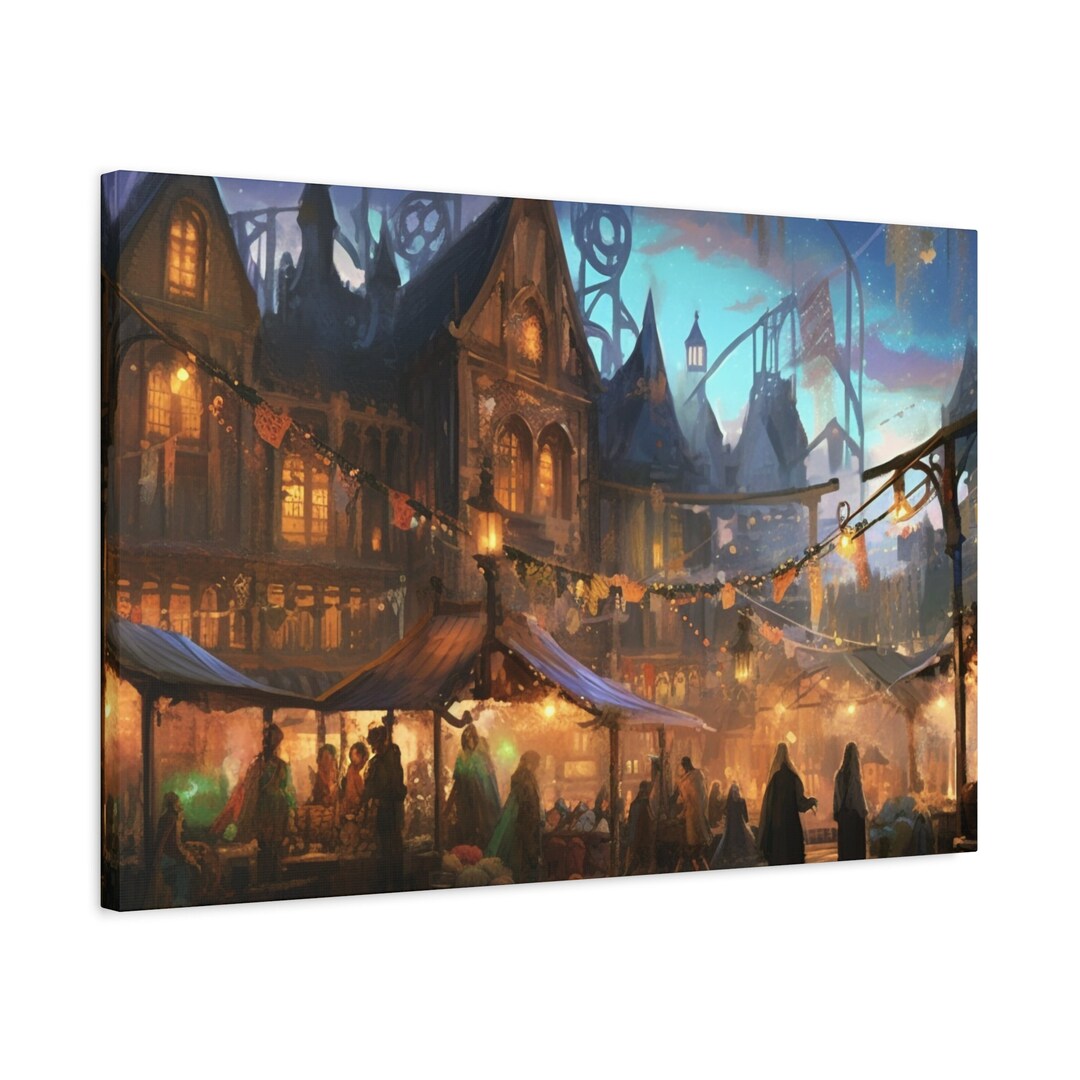 Mystical Night Bazaar: Fantasy Decor Dnd Decor Enchanted - Etsy UK