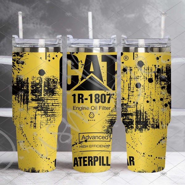 Cat Oil Filter Tumbler - Etsy