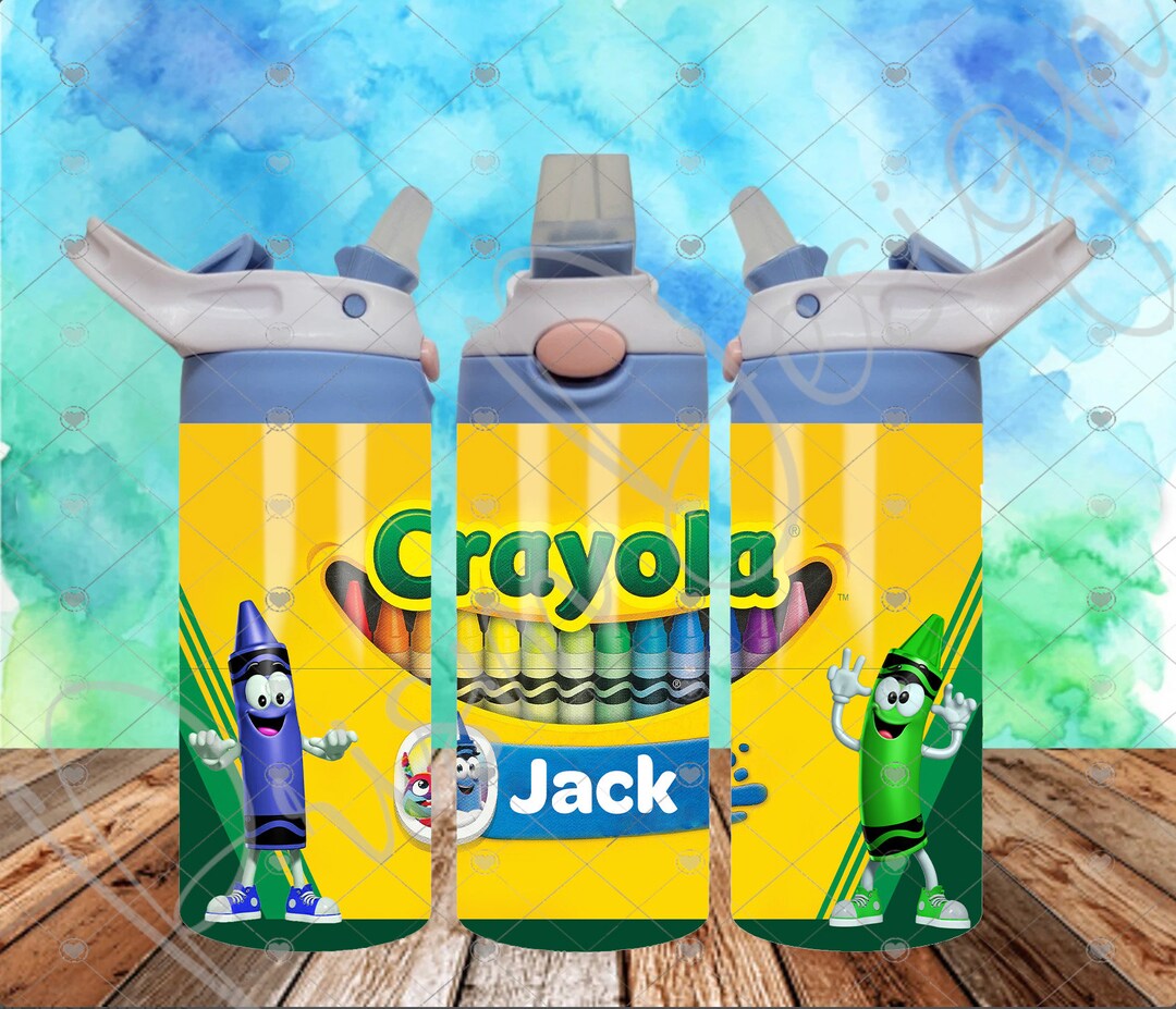 12 Oz. Crayola Tumbler Wrap, 12 Oz. Sublimation Tumbler, 12oz. Kids ...
