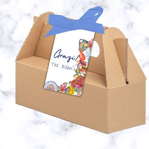 Editable- Italian Dinner Party Favor Thank You Italy Mediterranean ...