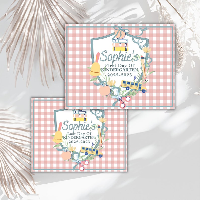 Printable First Day of School Sign , New School Year Goodbye Summer 1st ...