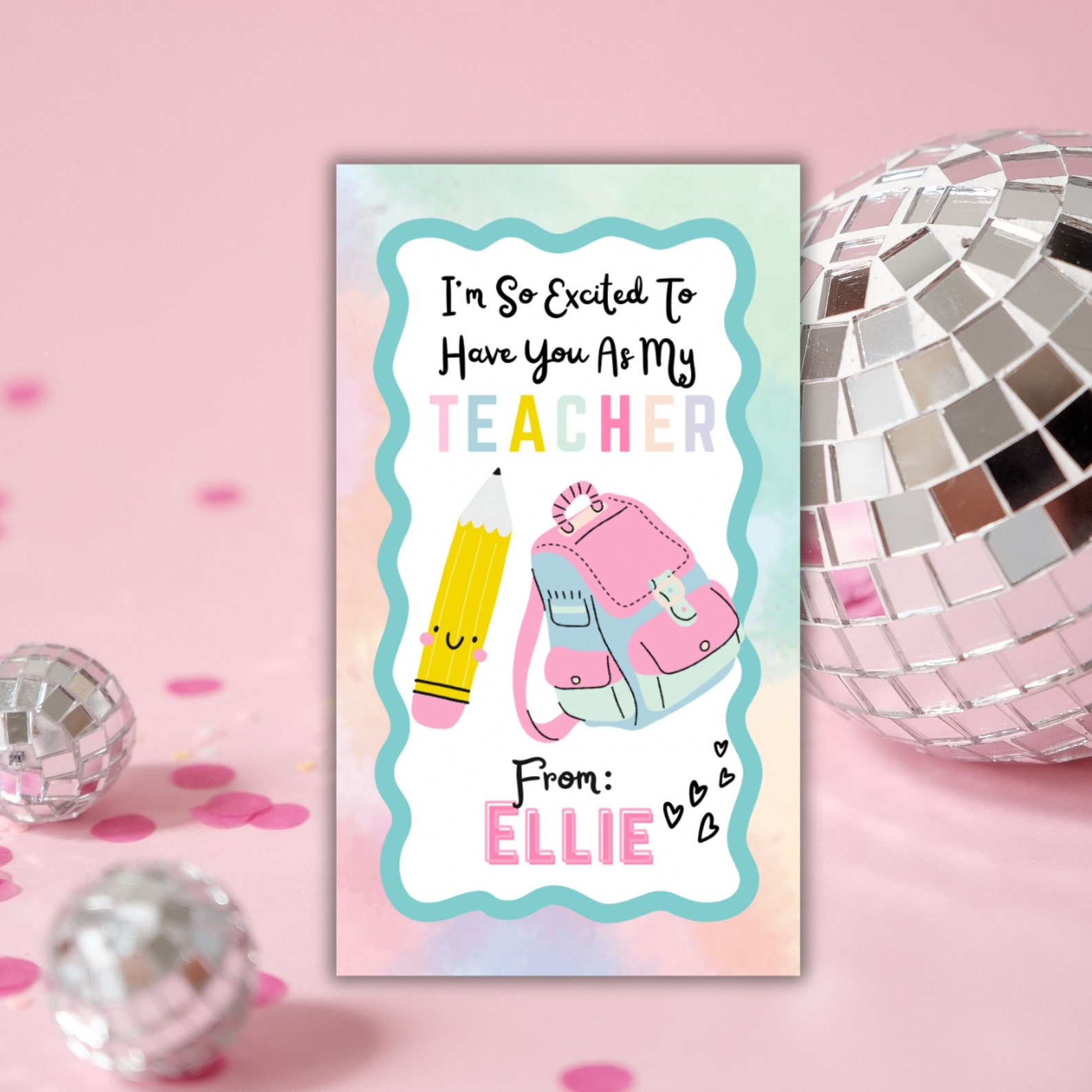 Editable-teacher Gift Class Preschool 1st Day Elementary First Day ...