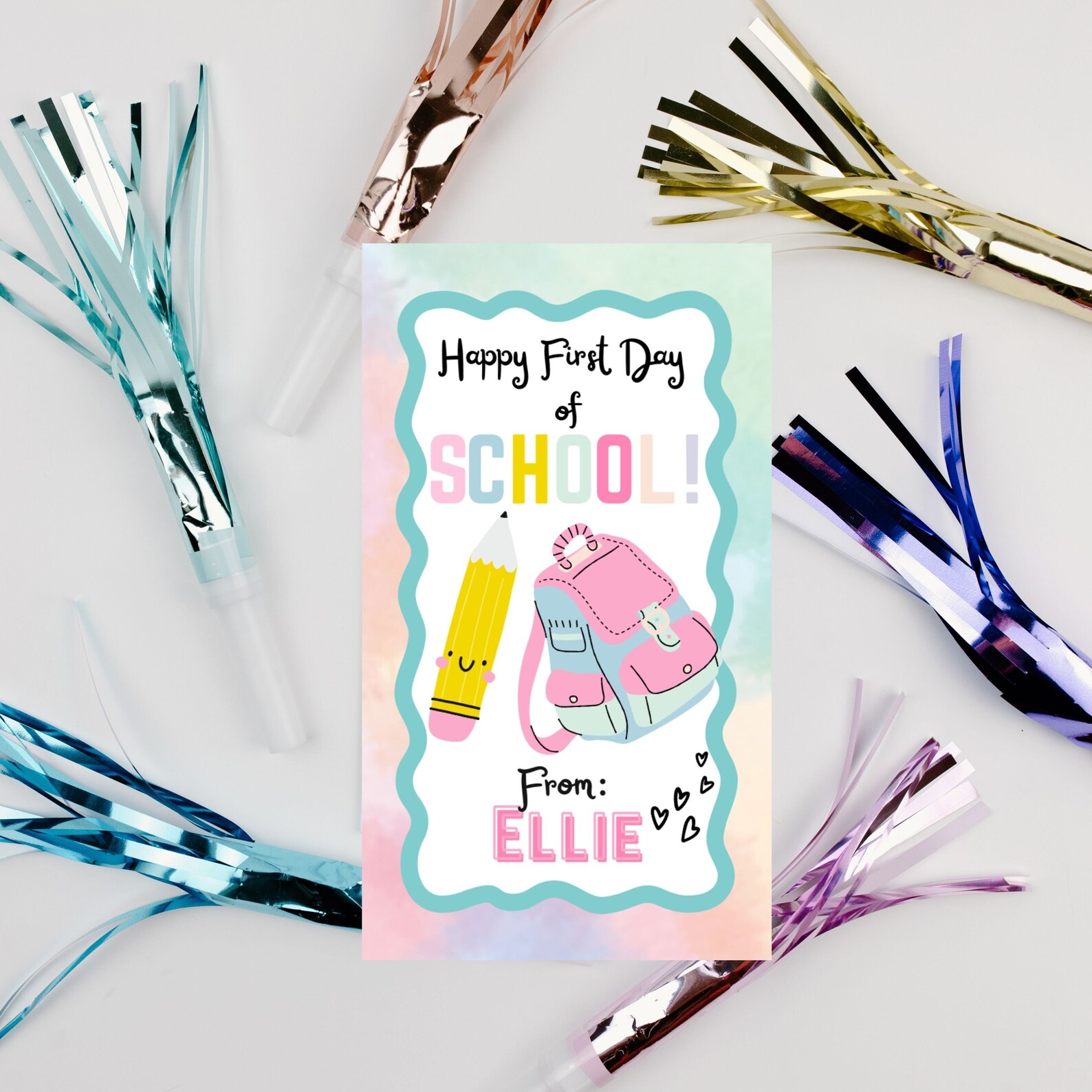 Editable-teacher Class Gift Preschool 1st Day Elementary First Day ...