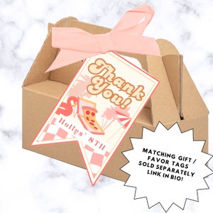 Editable Pizza Pool Party Invitation Retro Pink Swimming Retro Preppy ...