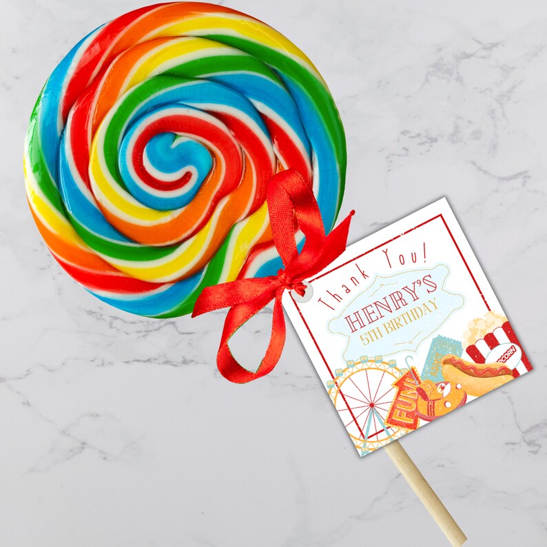 Editable Carnival Tag Carnival Theme Printable the Greatest Vintage ...
