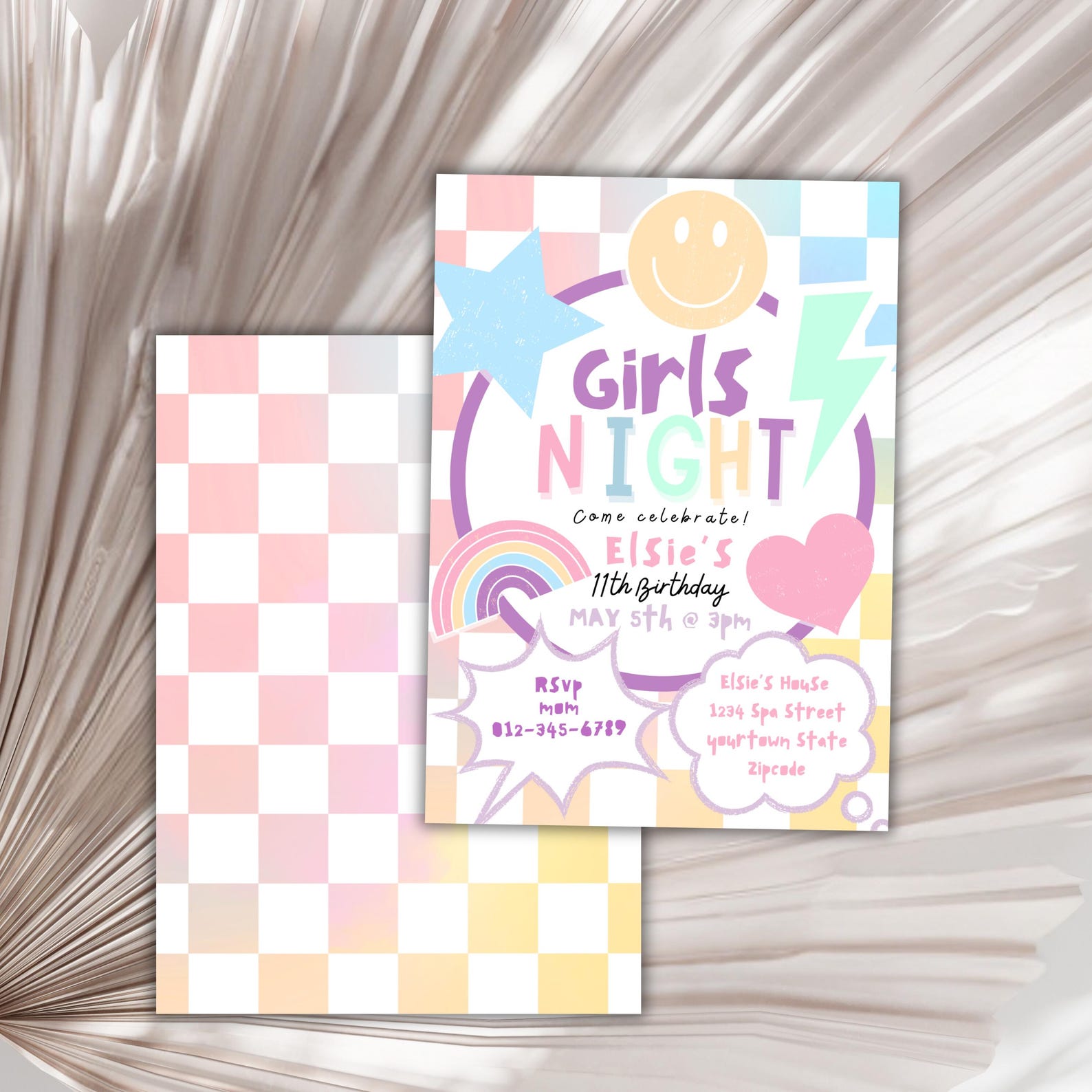 Editable Patch Party 90s Party Invitation Patches Themed Printable ...