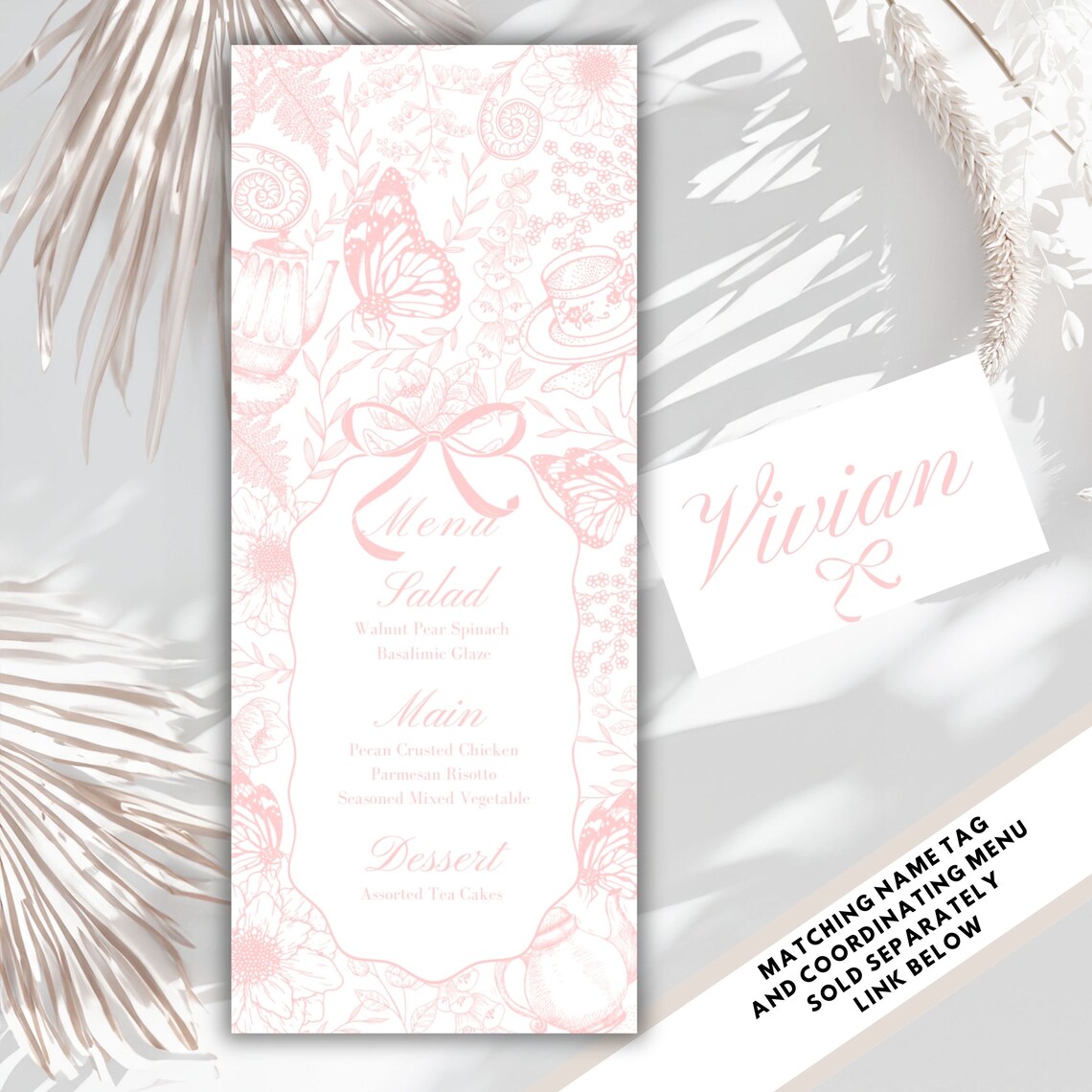 Editable Tea Party Baby Shower Sticker Round Label , 2inch Sticker ...