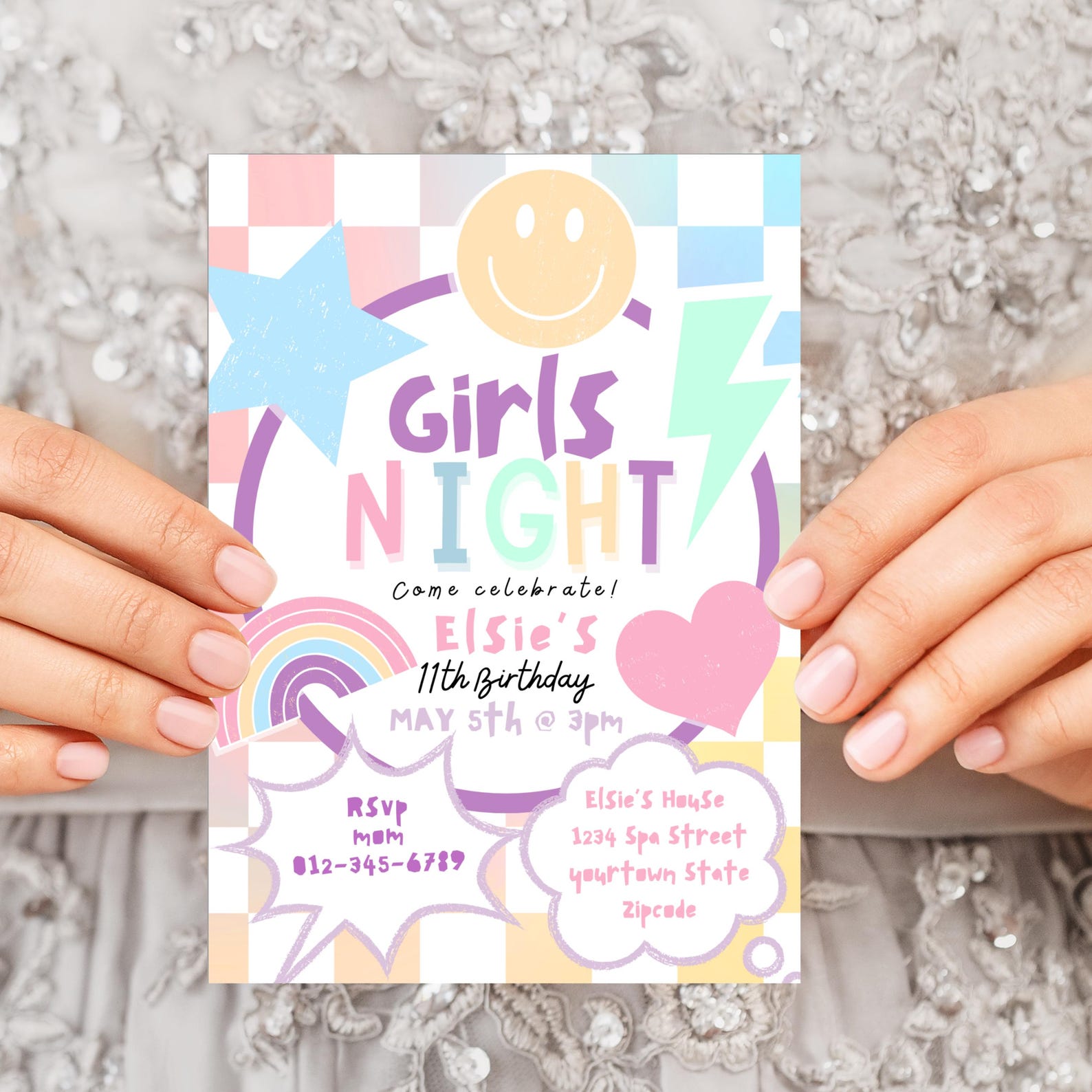 Editable Patch Party 90s Party Invitation Patches Themed Printable ...