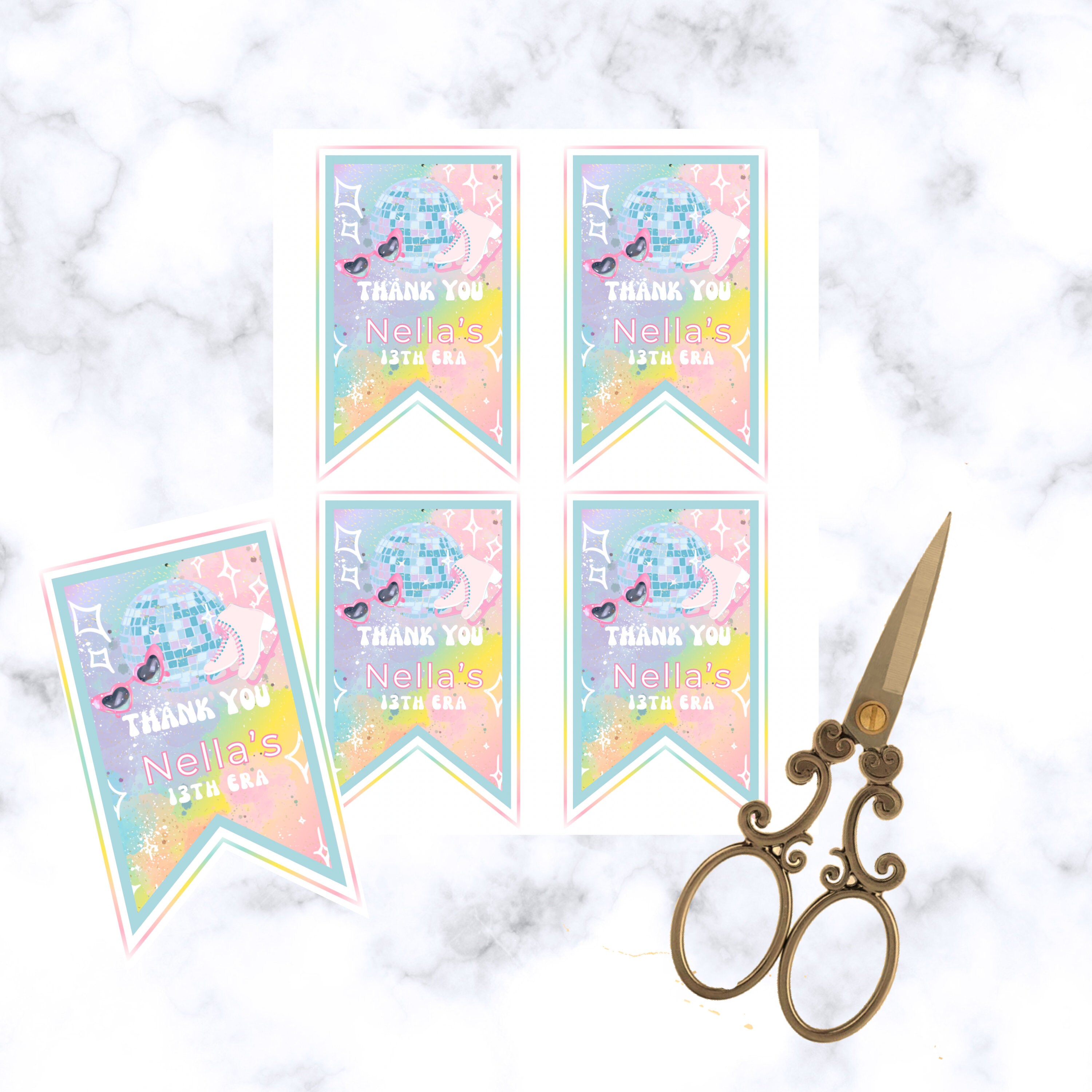 Editable Tag in My Birthday Era Ice Skate Inspired Swiftie Eras ...