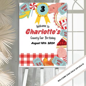 County Fair Party -editable Invitation -ticket Invitation -fair ...