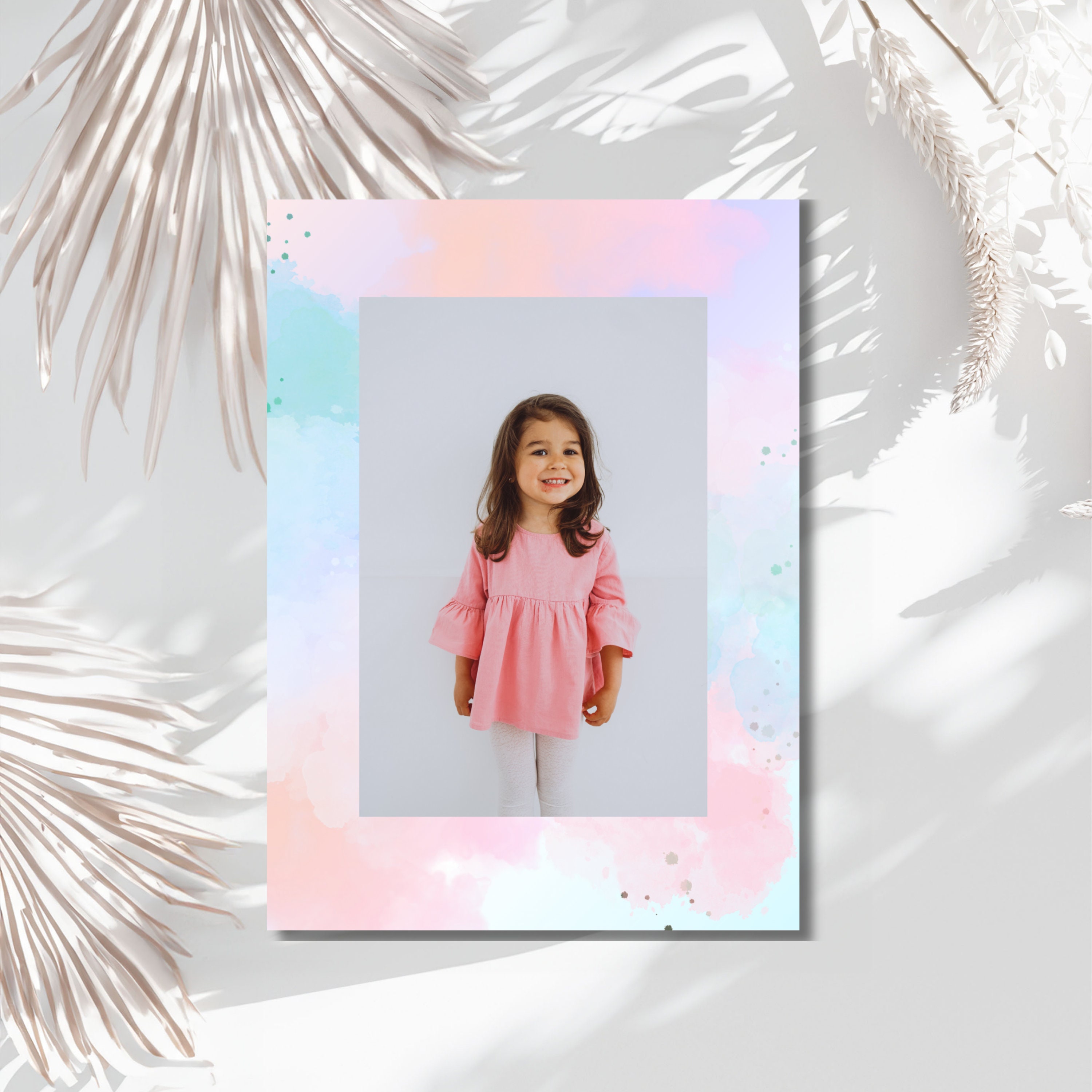 Editable Dive Into Five Invitation Pastel Beach Pool Party Girls 5th ...
