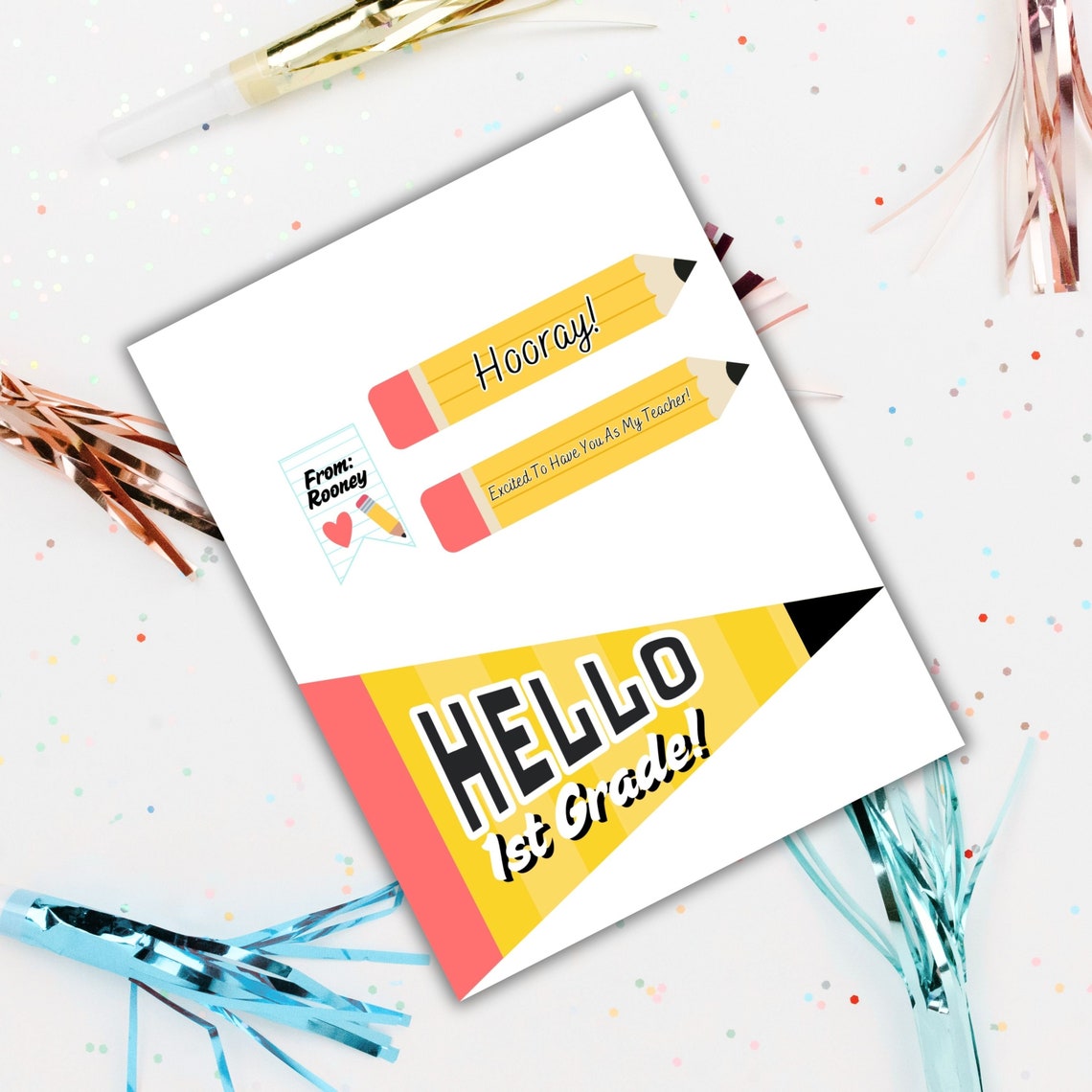 Editable-teacher Gift Class Preschool 1st Day Elementary First Day ...