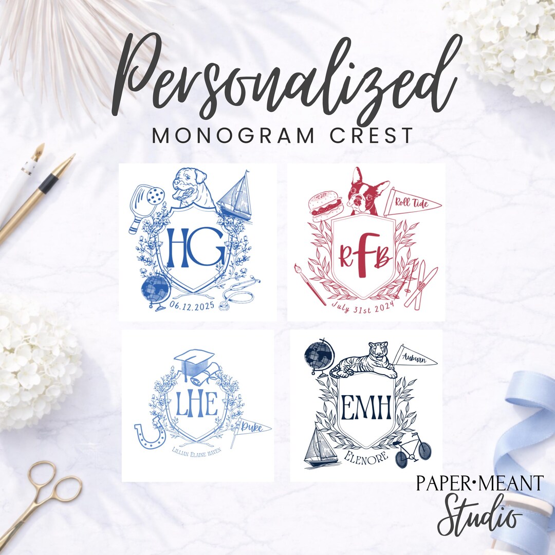 Retirement Custom Crest Retirement Logo Ideas for Her Gift Crest Custom ...