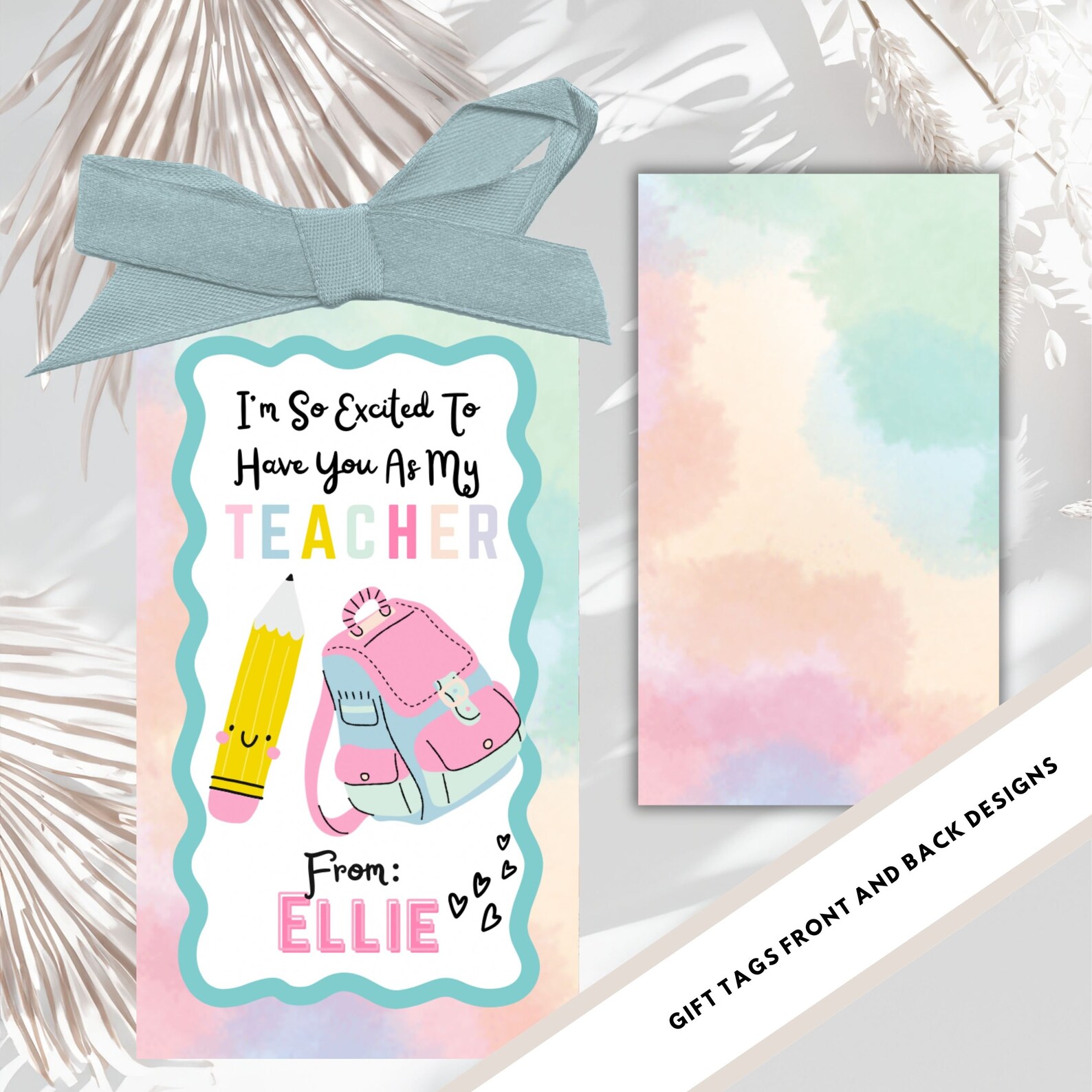 Editable-teacher Gift Class Preschool 1st Day Elementary First Day ...