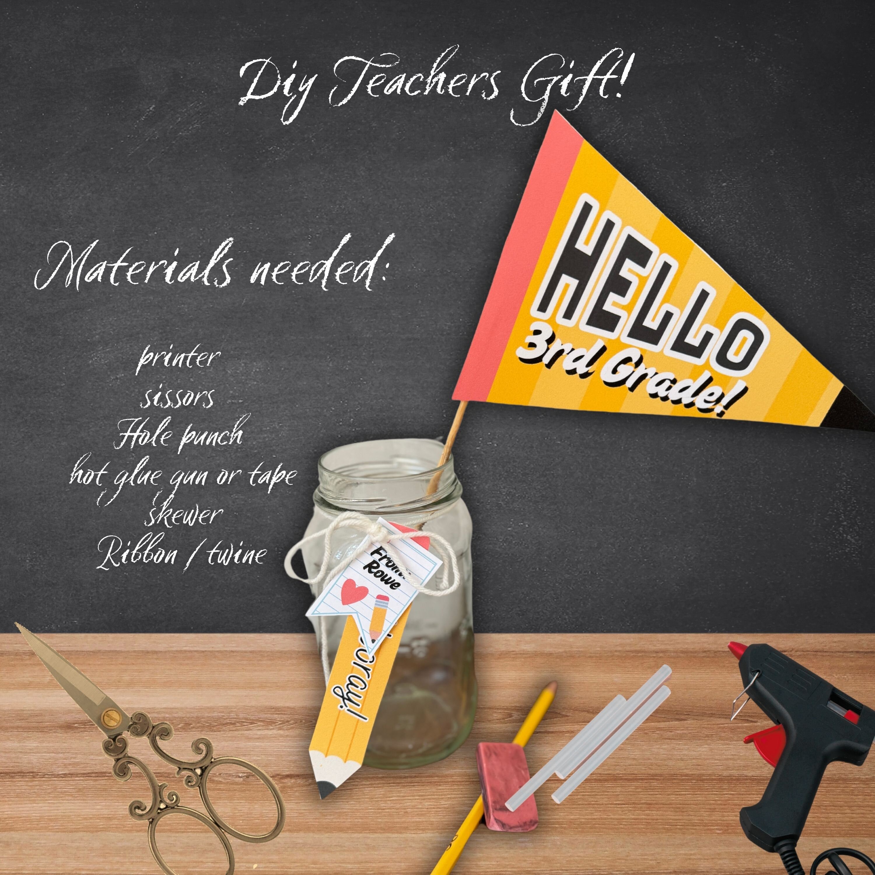 Editable-teacher Gift Class Preschool 1st Day Elementary First Day ...