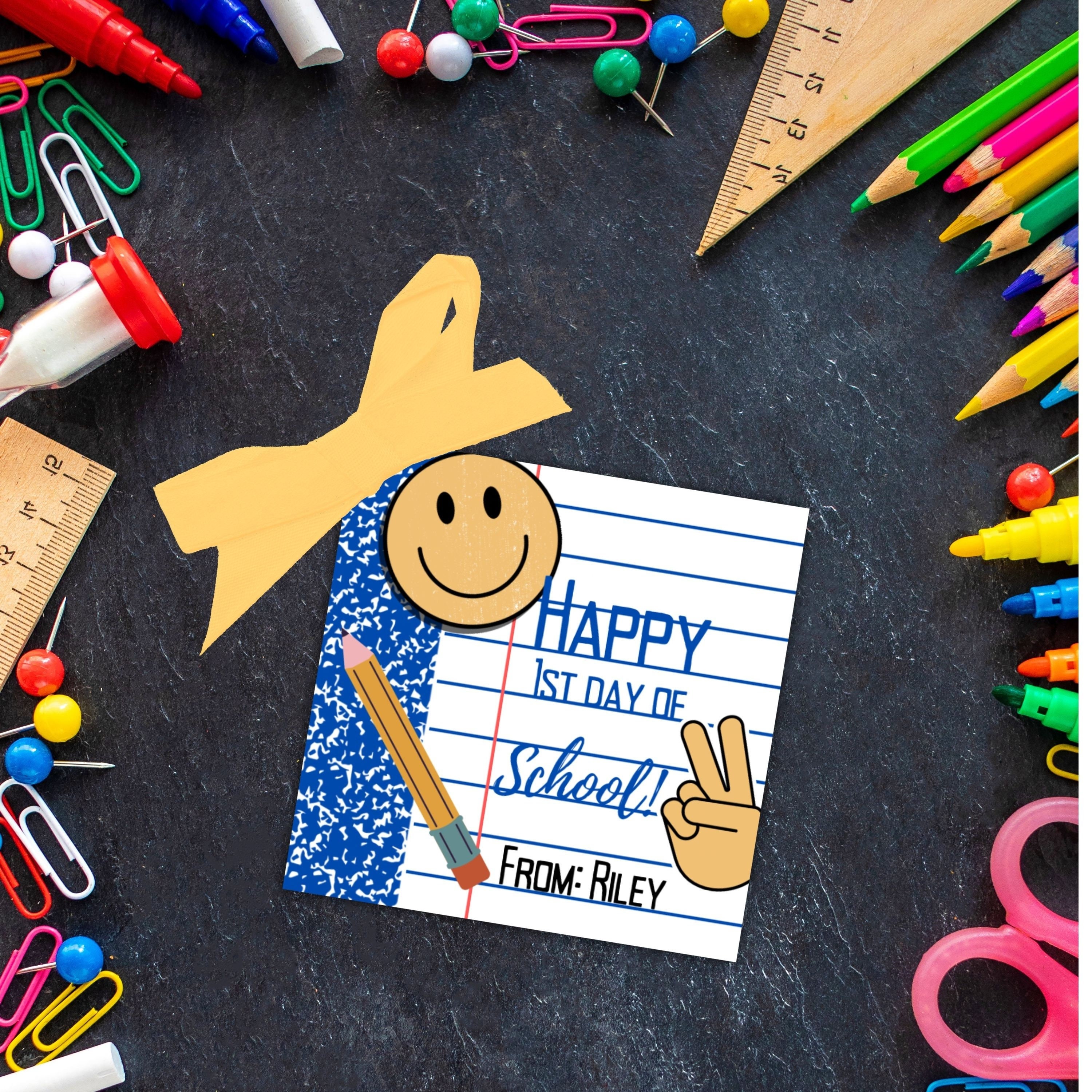 Editable Teacher Gift Class Gift 1st Day Elementary First Day ...