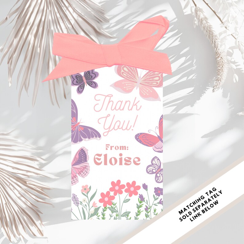 Editable Butterfly Themed Birthday Party Invite Garden Party Enchanted ...