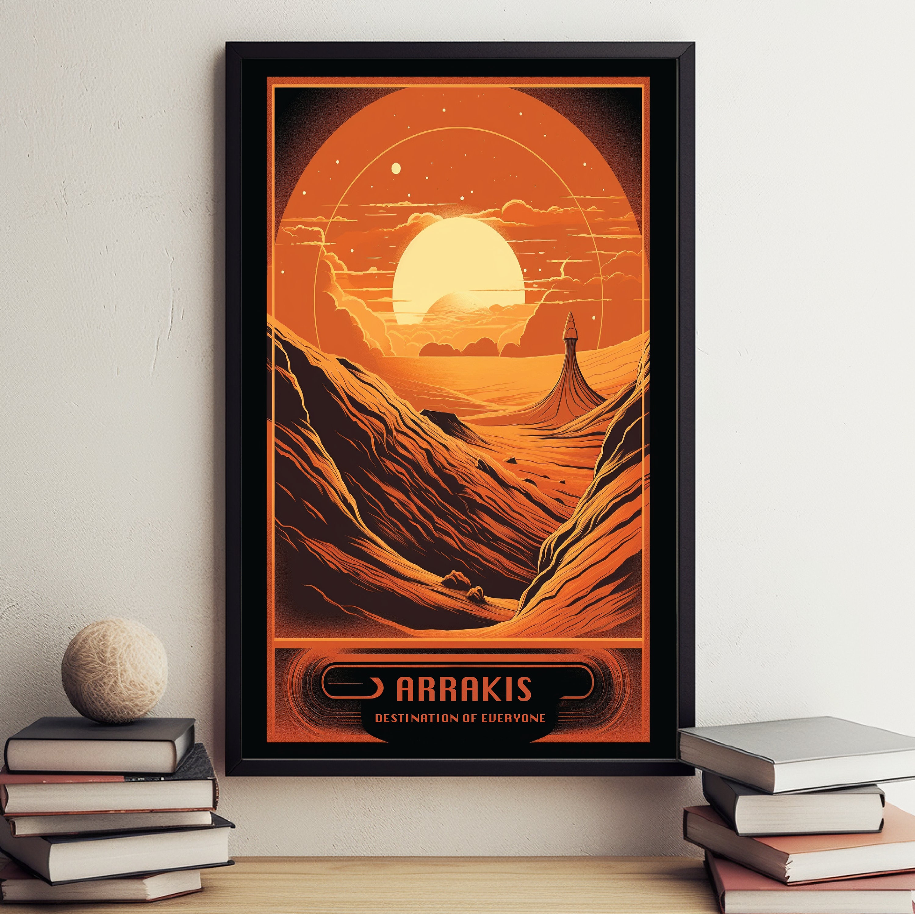 Arrakis - Digital Travel Poster - Etsy