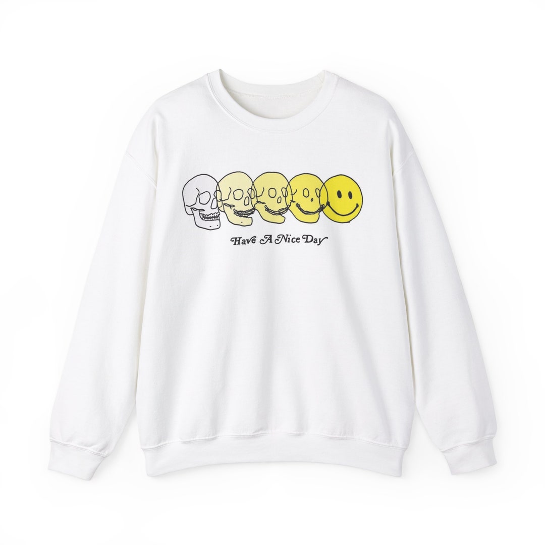 Have a Nice Day Self-made Design Print Based on Heavy Blend™ Crewneck ...