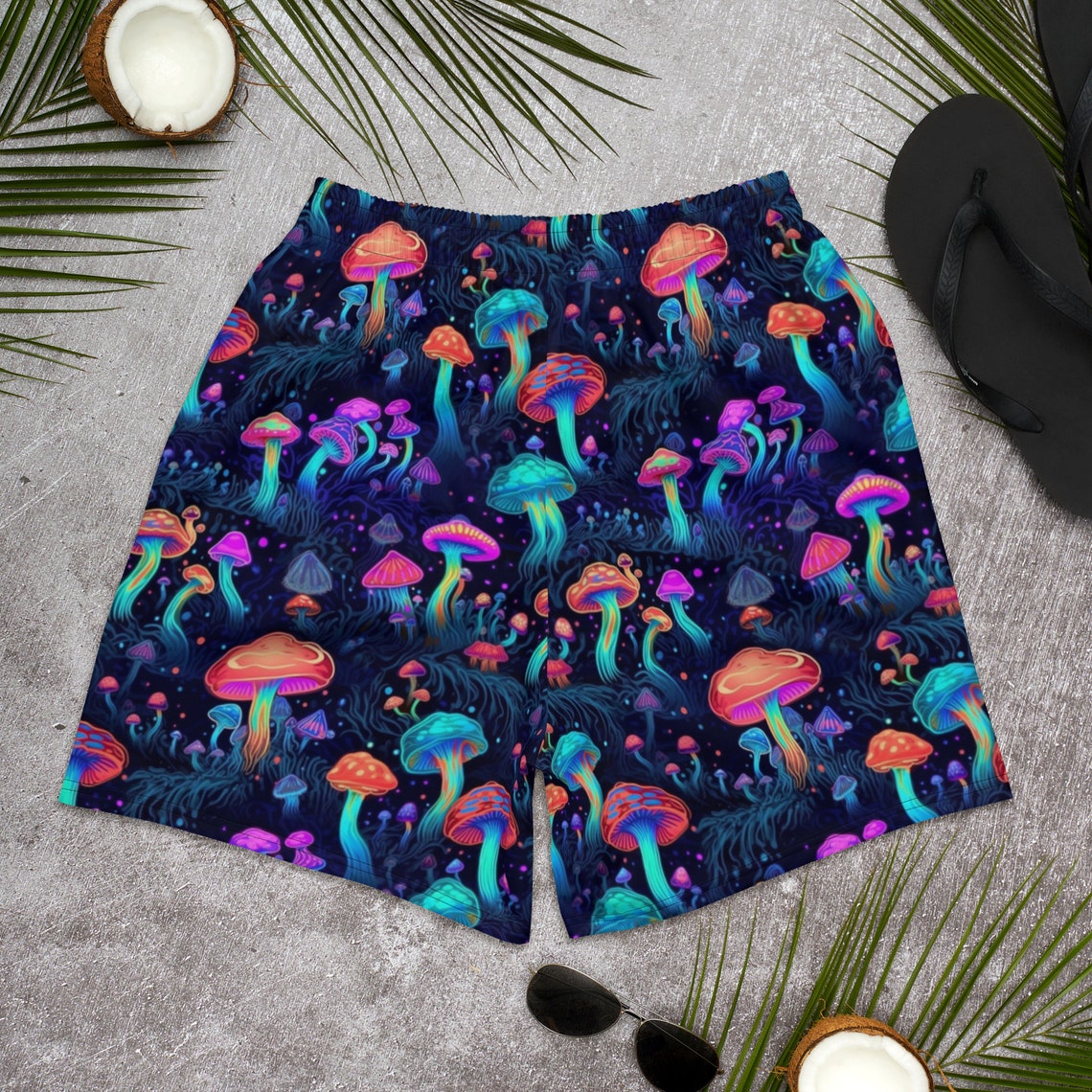 Rave Outfit, Rave Shorts, EDC Wear, Burning Man Wear, Mushroom Lovers ...
