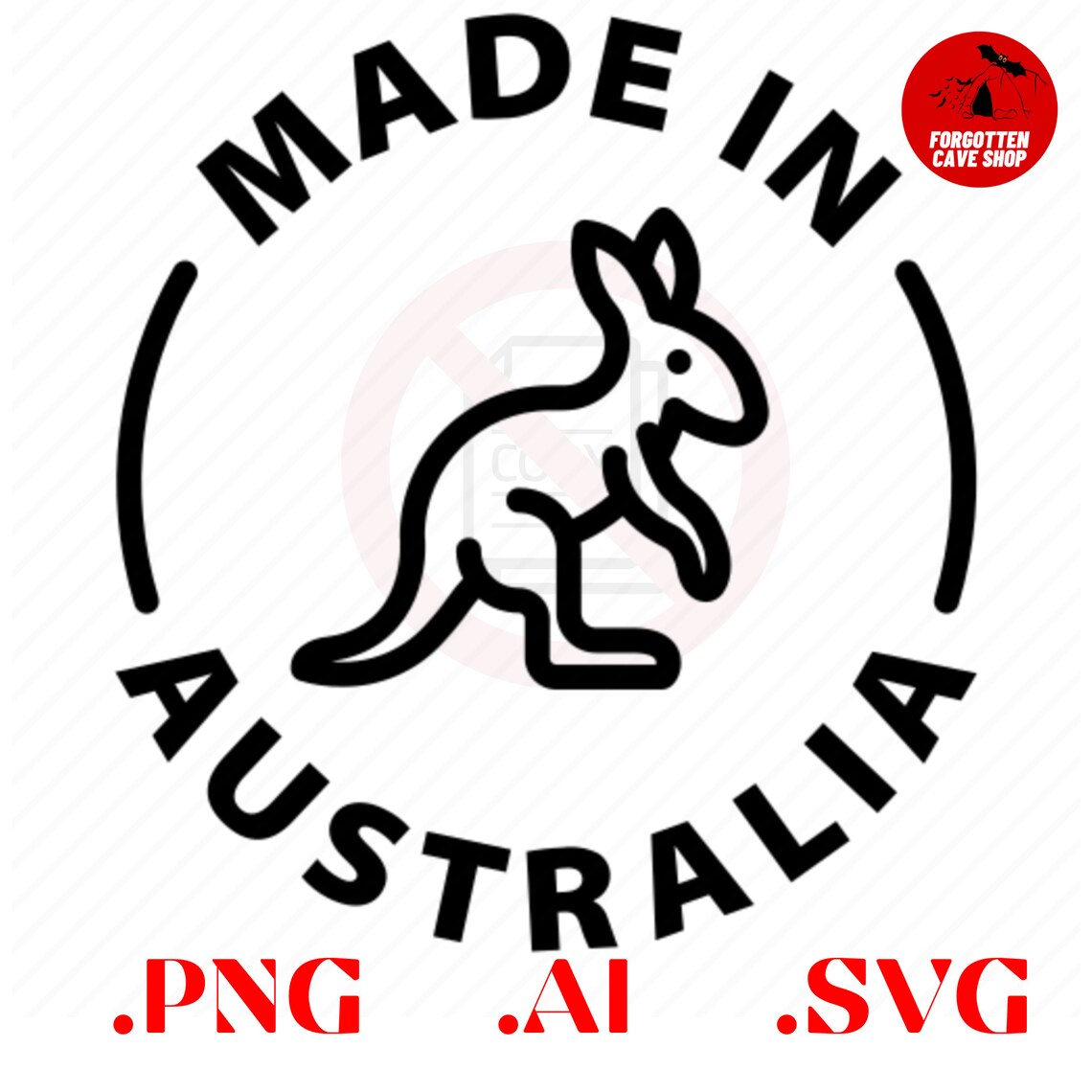 Made in Australia Logo Emblem Digital Vector .ai, .svg, .png - Etsy