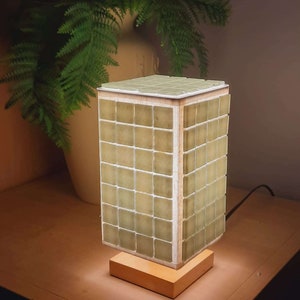 Tile Lamp - Lamp in the Room - Designer Lamp - Handmade Lamp - Etsy