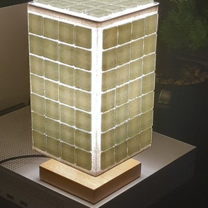 Tile Lamp - Lamp in the Room - Designer Lamp - Handmade Lamp - Etsy