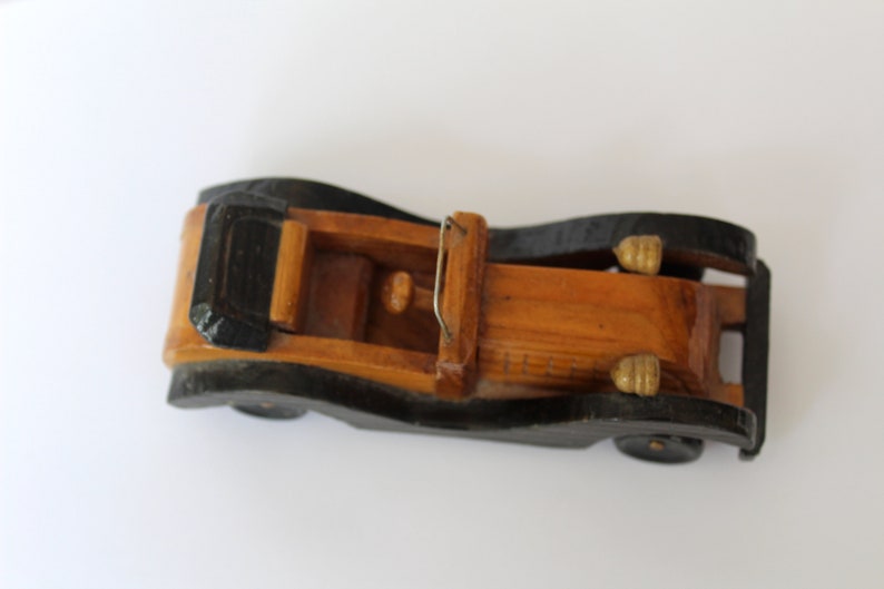 Mini Vintage Wooden Collectible Classic Toy Car - Etsy