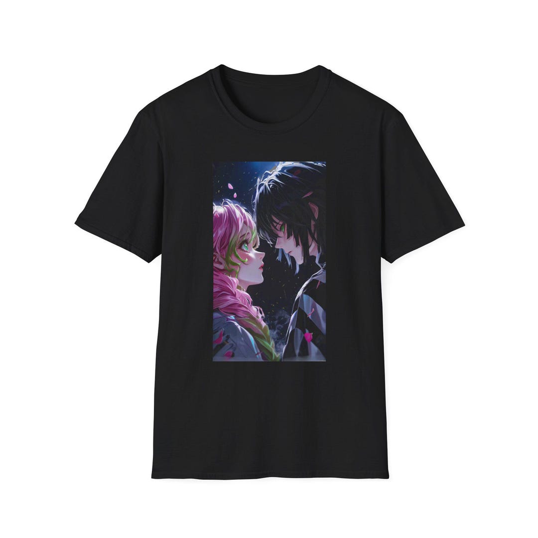 Demon Slayer Unisex JL Anime T-shirt Softstyle Tomioka and Kanroji - Etsy